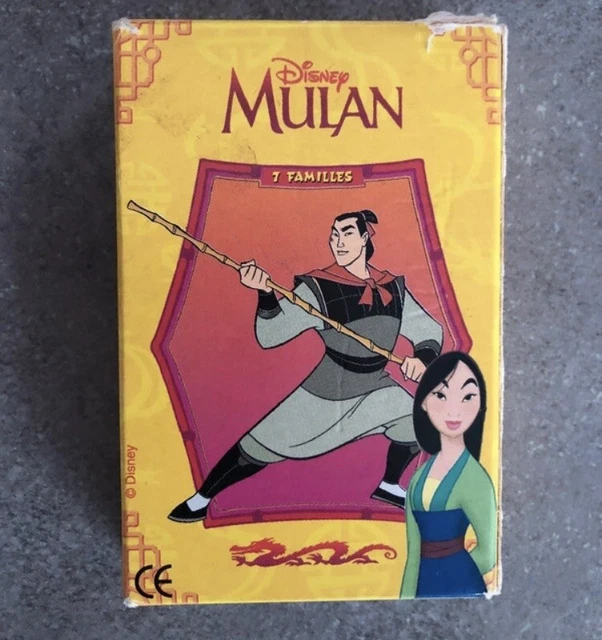 RARE JEU DE 7 Familles Ducale DISNEY MULAN Objet De Collection EUR 16 ...
