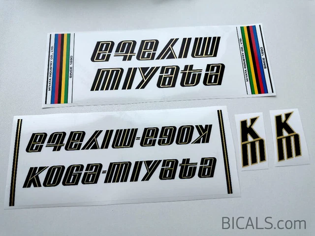 KOGA MIYATA V1 decal set sticker complete bicycle FREE SHIPPING EUR 30 ...