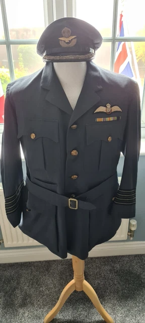 1941 DATED WW2 Raf Group Captains Dress Uniform And Cap. Named To R ...