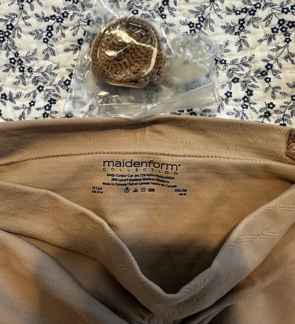 MAIDENFORM SHAPEWEAR SLIP 2X Built In Bra New Old Stock £27.20 ...