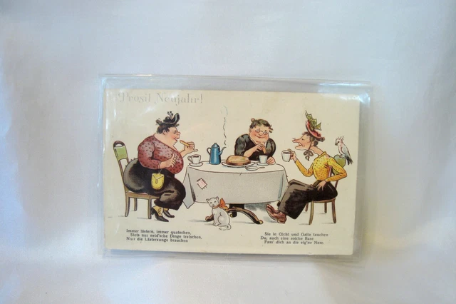 ALTE AK KARIKATUR um 1920 Humor Postkarte Karte Scherzkarte / er 918 ...