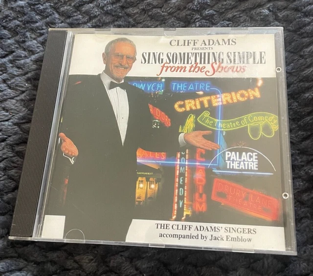 CLIFF ADAMS PRESENTS Sing Something Simple From The Shows Cd. $16.00 ...