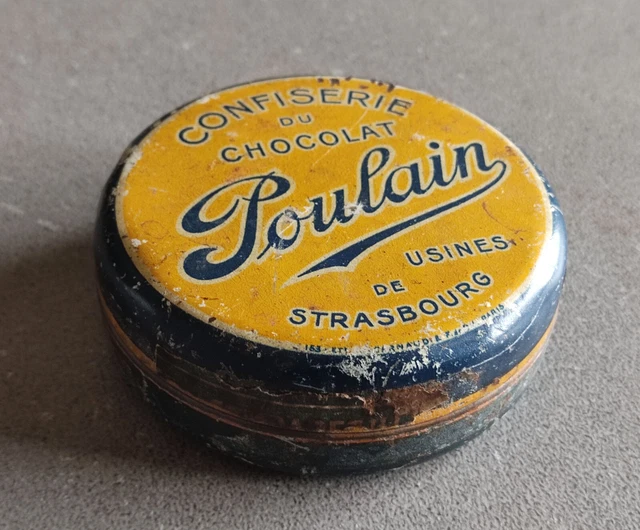 ANCIENNE BOITE CHOCOLAT Poulain - Usines de Strasbourg EUR 39,90 ...