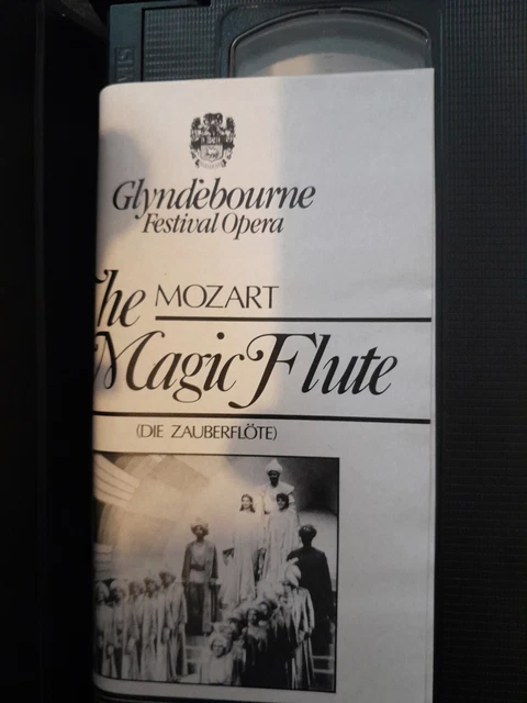 MOZART THE MAGIC Flute (VHS) Longman Video Glyndebourne Festival Opera ...