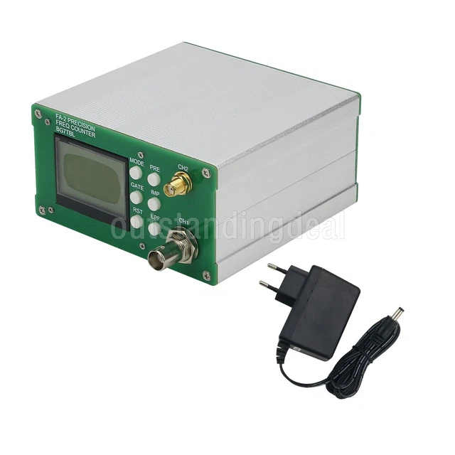 1HZ-26.5GHZ FREQUENCY COUNTER Frequency Meter 11Bit/Sec 10MHz w/ Power ...