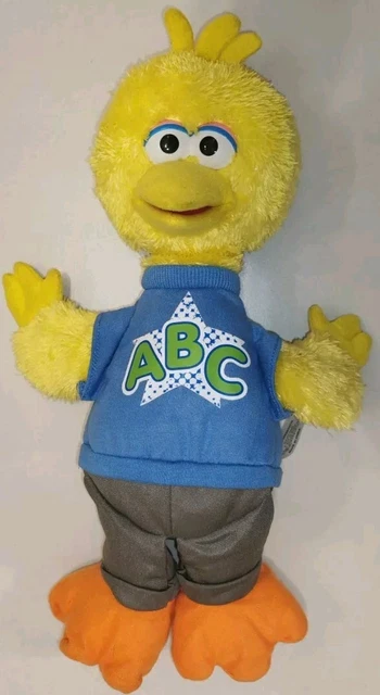 SESAME STREET ROCKIN Abc Big Bird Talking Singing 14"Plush Soft Toy ...