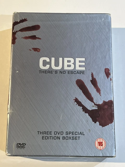 CUBE THERE’S NO Escape Movie Collection Dvd 3 Disc Boxset Bundle Zero 2 Trilogy EUR 10,49 ...