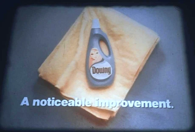 16MM FILM 1979 DOWNY FABRIC SOFTENER TV COMMERCIAL CLASSIC JINGLE AD ...