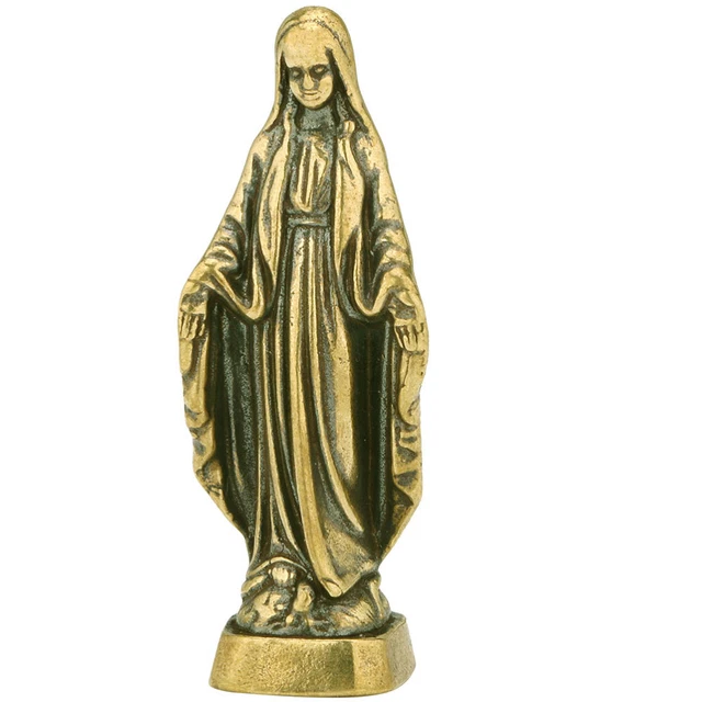 STATUE DE JÉSUS Figurine Maria Marie Pendule Vierge Décor Sculpture EUR ...