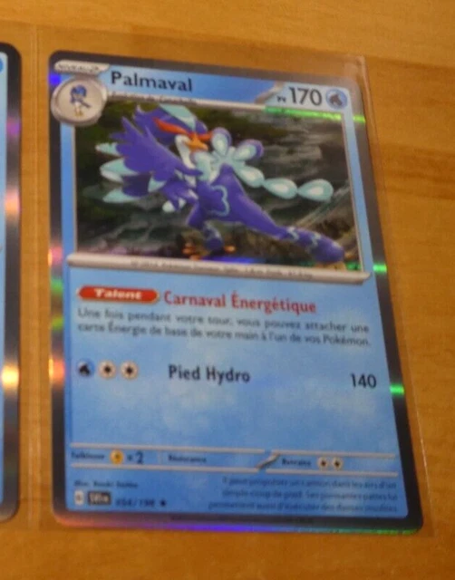 POKEMON ECARLATE ET Violet Francaise Card Carte Palmaval 054/198 Holo Fr Jcc M EUR 6,50 ...