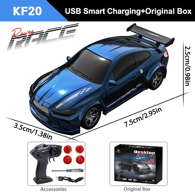 KF20 164 HIGH Speed 4WD Mini GTR RC Drift Car - Perfect Gift for Racing ...