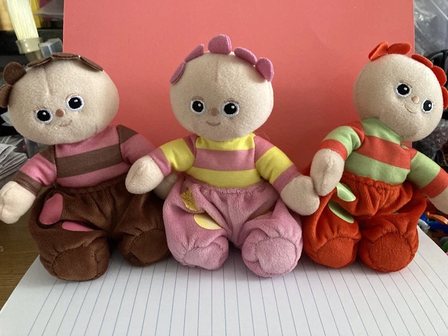 CBEEBIES IN THE night garden full set of 3 Sitting tombiloos Ooo Eee ...