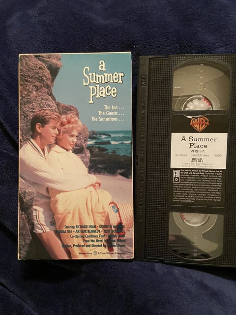 A SUMMER PLACE VHS, Troy Donahue Sandra Dee Tested £4.48 - PicClick UK