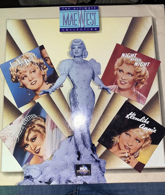 LASERDISC S * The Ultimate Mae West Collection * Box Set 4 Movies $11. ...