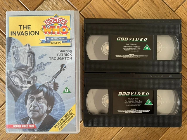 DOCTOR WHO THE Invasion Boxset - VHS Tape Video BBC TV 30th Anniversary ...