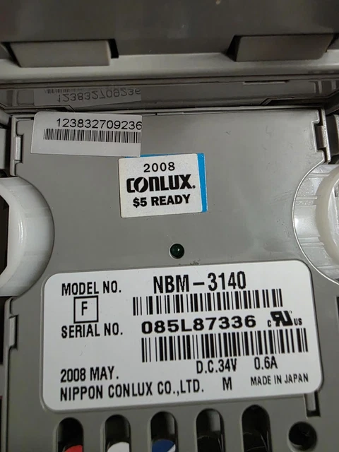 CONLUX MDB BILL Acceptor model NBM-3140 $33.12 - PicClick CA
