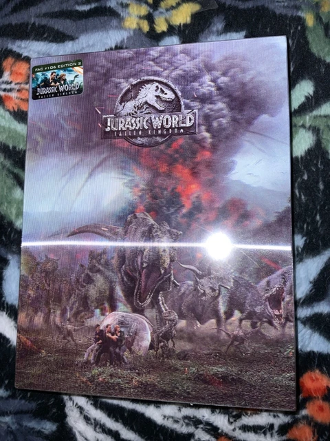 JURASSIC WORLD FALLEN Kingdom Lenticular Slip Steelbook Filmarena $119. ...
