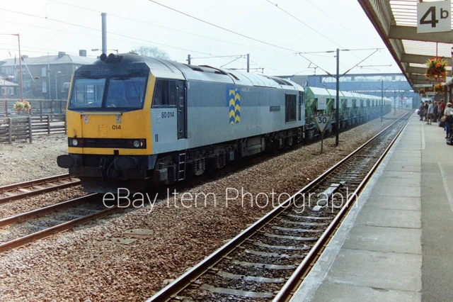 CLASS 60 60014 Locomotive Peterborough Station 19/8/97 Railway 35mm ...