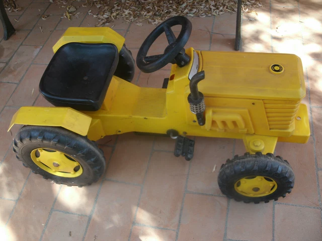 TRATTORE A PEDALI CATERPEG Peg-Perego Pines Giocattoli d'Epoca 50x95 cm ...