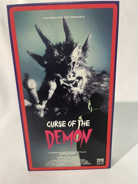 CURSE OF THE Demon VHS 1987 Columbia Pictures Black And White $10.00 ...