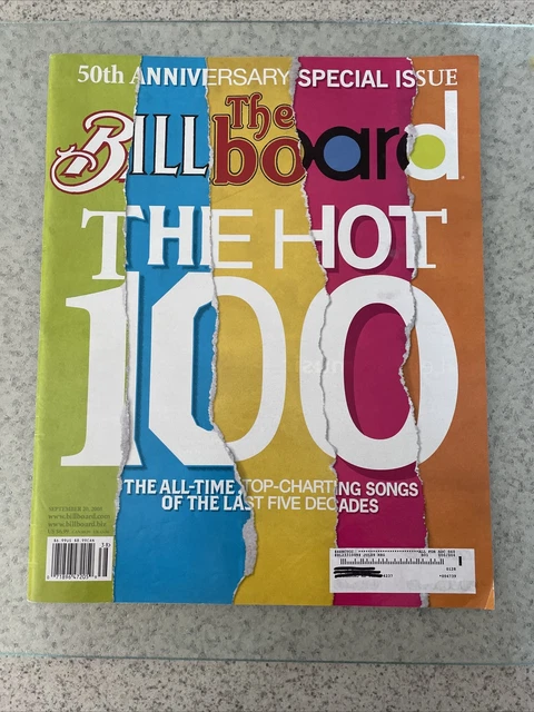 BILLBOARD MAGAZINE: SEPTEMBER 20, 2008. The Hot 100 50th Anniversary ...