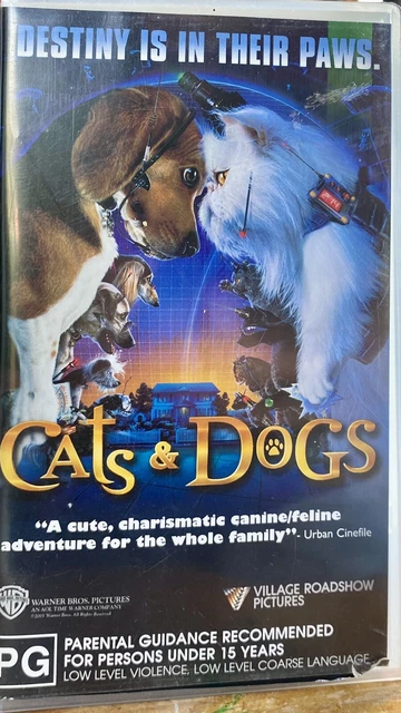 CATS & DOGS - Vhs $6.99 - PicClick AU