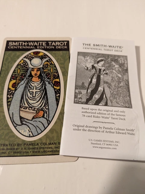 THE SMITH-WAITE CENTENNIAL Tarot Deck in perfect cond. but No box £7.99 ...