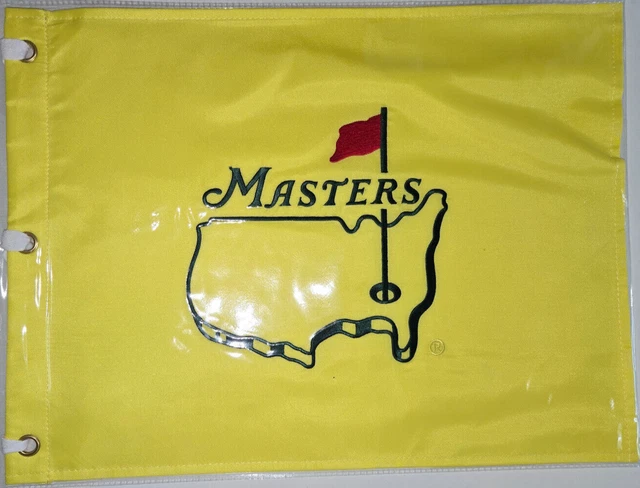 UNDATED YELLOW GOLF Tournament Flag 2023 Pin PGA Fans Masters Augusta ...