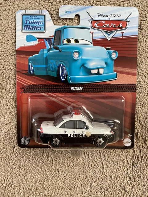 DISNEY PIXAR CARS PATOKAA TOKYO POLICE 2023 MATTEL DIECAST 1:55 DRIFT ...