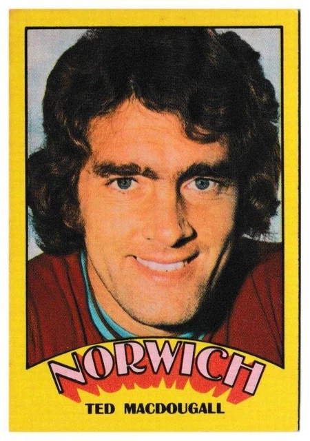 A&BC - 'FOOTBALLERS (1974/75)' #39 - Ted MacDougall (Norwich City) £2. ...
