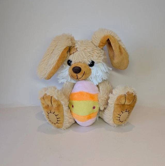 PAWS WHL Easter Rabbit Plush Soft Toy Holding Easter Egg Floppy Ears ...
