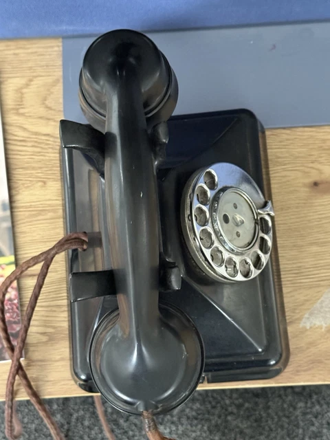 VINTAGE BAKELITE TELEPHONE With Original Wire £120.28 - PicClick UK
