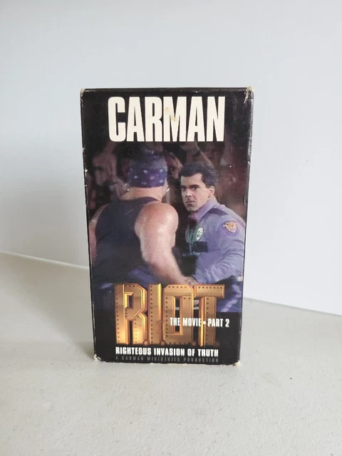 CARMAN - R.I.O.T. the Movie, Part 2 (VHS, 1996) $8.00 - PicClick