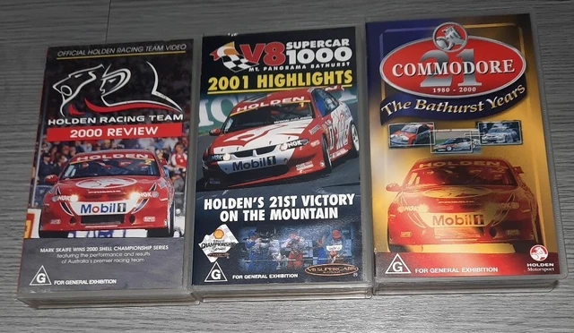 V8 SUPERCAR - 2000 - 2001 VHS Set Of 3 - Holden Bathurst Collectors ...