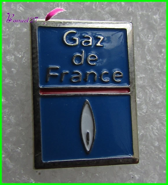 PIN'S LE LOGO de GAZ DE FRANCE with the white and blue flame #H5 £3.02 ...