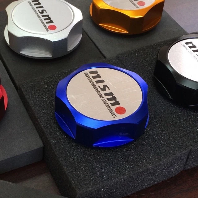 NEW JDM NISMO Billet Blue Engine Oil Filler Cap Cover Fit ALL CARS £12. ...