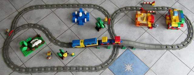 MEGA LEGO DUPLO Railway Train Set With Size Bridge Duplo Zoo ! 6,5 ...