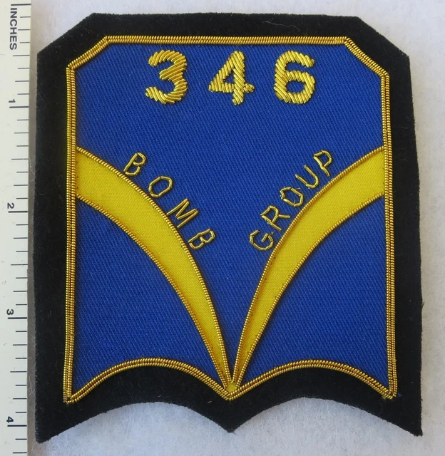 346TH BOMB GROUP US AIR FORCE BULLION PATCH fait sur mesure pour les ...