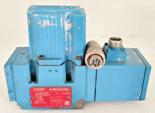 MOOG SERVO JET Valve D661-5046 Rev. J Model X 15vDC USED £1,035.83 ...