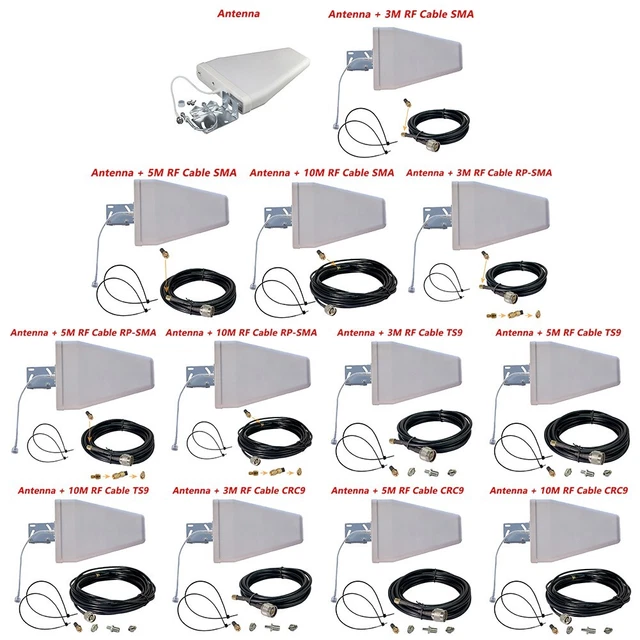 ANTENNA ESTERNA ESTERNA per esterni periodica 5G lte 4G wifi elio 868 ...