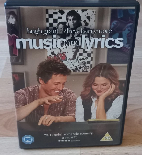 MUSIC AND LYRICS [DVD] [2007] Hugh Grant, Drew Barrymore, Very Good Condition. £2.97 - PicClick UK