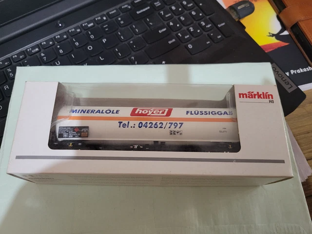 MARKLIN HO 47582 DB HOYER Mineralole Tank Car in its original box - NIB ...