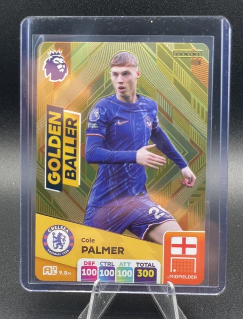 COLE PALMER GOLDEN Baller #3 -Panini Premier League Adrenalyn XL 2025 ...