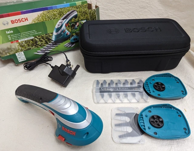 BOSCH ISIO Shrub Trimmer Shear Cordless Hand Held Grass Cutting Tool ...