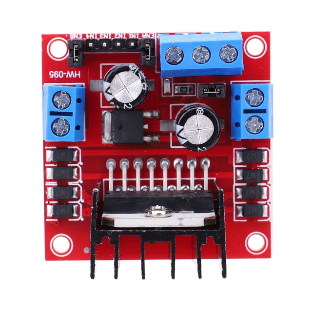 L298N DC MOTOR Driver Module Dual H-Bridge 5V for Smart Car (In Line ...