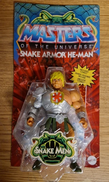 SNAKE ARMOR HE Man Masters of the Universe Origins Snake Men New Wave ...