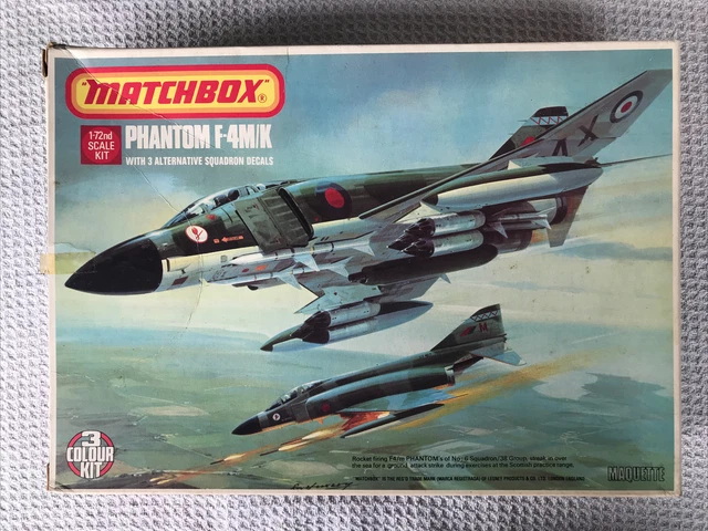MATCHBOX PHANTOM F-4M/K 1:72 Model Kit Pk404 $29.99 - PicClick
