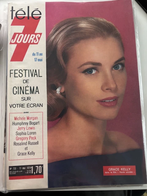 TELE 7 JOURS N°733 GRACE KELLY mai 1974 EUR 10,00 - PicClick FR