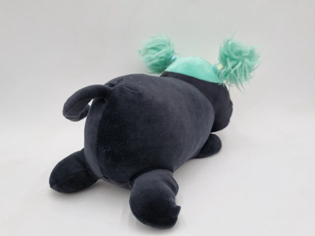 MINISO PLUSH PENPLE Toy Black Cat 10" 25cm Halloween Mask Plush Stuffed ...