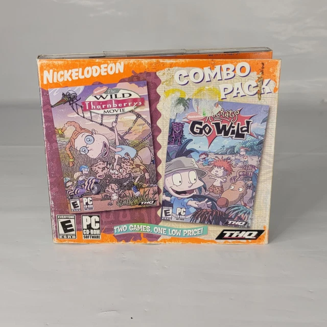 SEALED RUGRATS GO Wild Thornberrys PC Game Nickelodeon Combo Pack ...